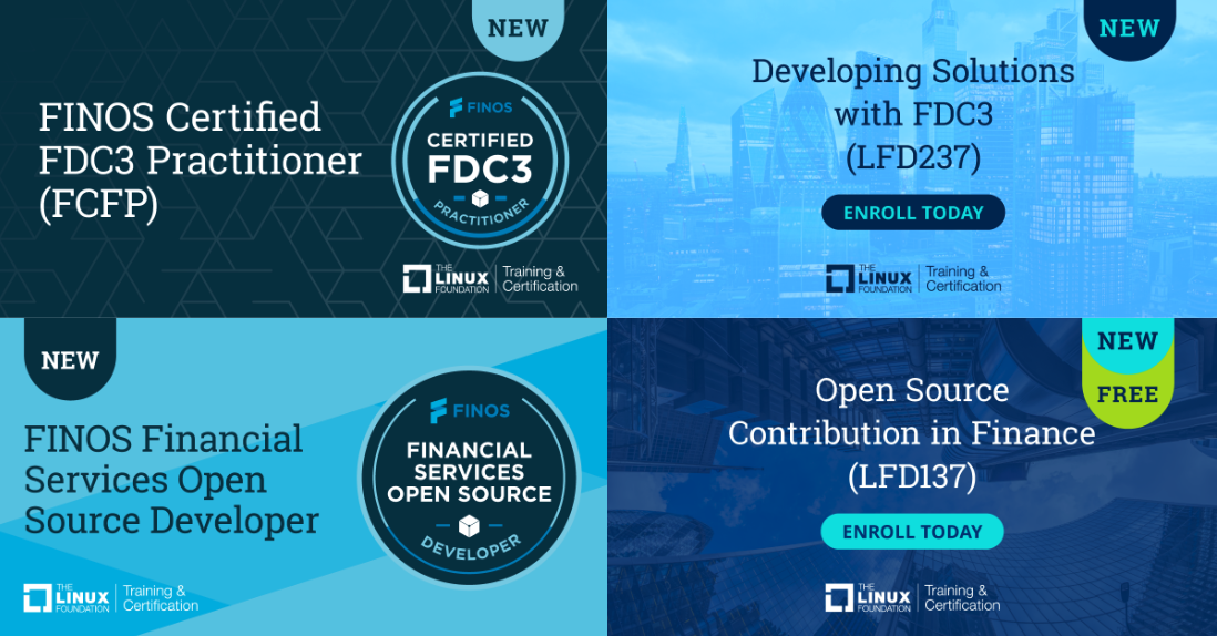 Fintech Open Source Foundation (FINOS) and Linux Foundation Training & Certification Announce ...